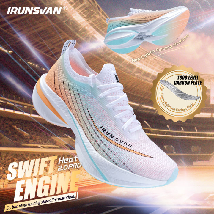 IRUNSVAN SWIFT HEAT 2.0 PRO Carbon Plate Running Shoes Fashion Multi ...