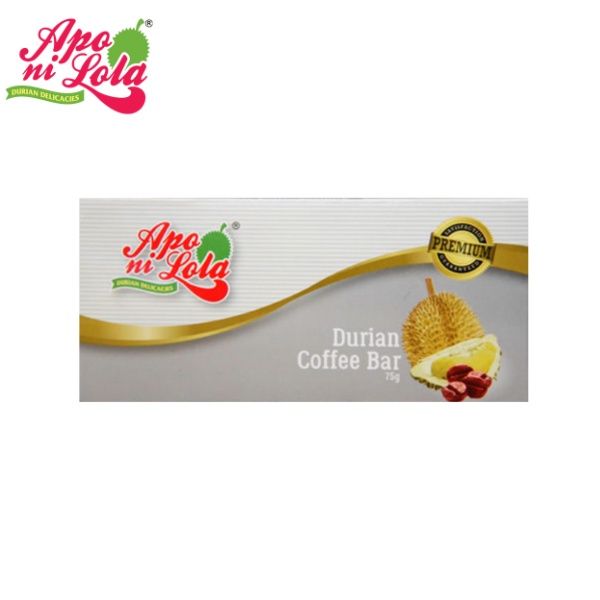 709 Apo ni Lola | Special Creamy Durian Coffee Bar 75grams | Davao ...