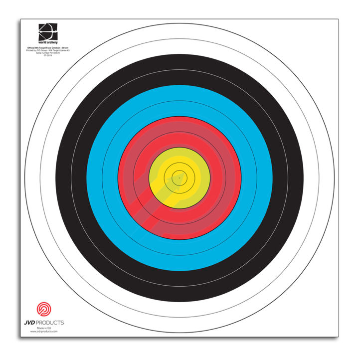 5pieces JVD Target Face 80cm For Archery | Lazada PH