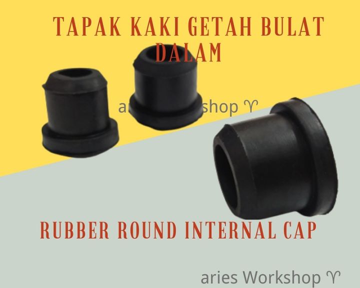 Round Internal Cap Inner Rubber Cover (Floor Protector) / Tapak Getah ...