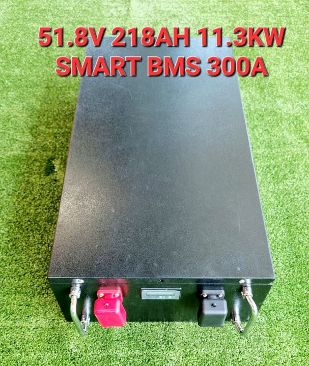 พลังงานสำรอง ลิเทียม 51.8V 218 ah 11.3KW Smart bms 300a + active แบต ...