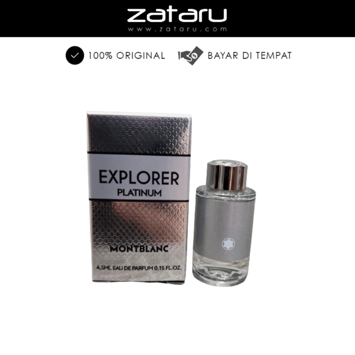 Montblanc Explorer Platinum Man EDP (Miniatur) - 4,5 ML | Lazada Indonesia