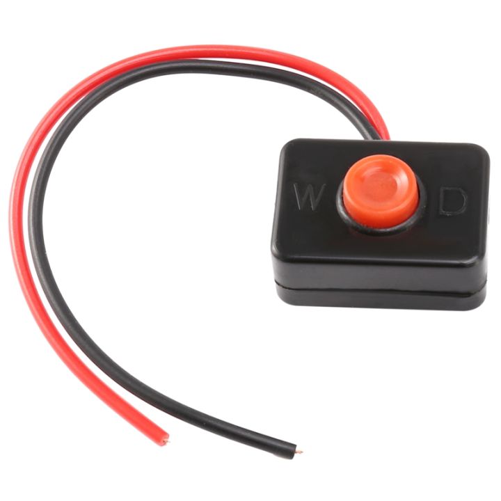 Dc 12v2a Adhesive Base Push Button Momentarily Action Wired Switch For Automobiles Lazada