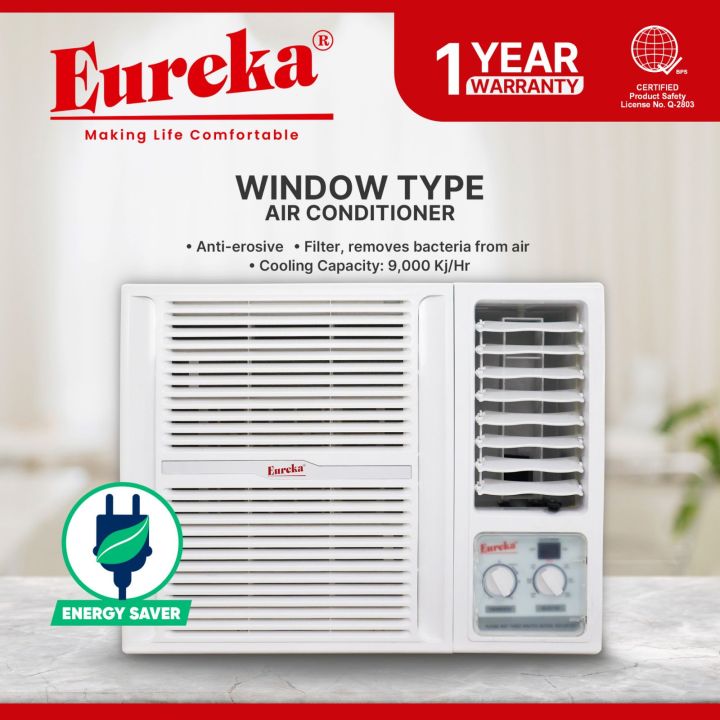 Eureka Window Type Aircon Energy-efficient 1.0 HP EWA 1.0 HP | Lazada PH