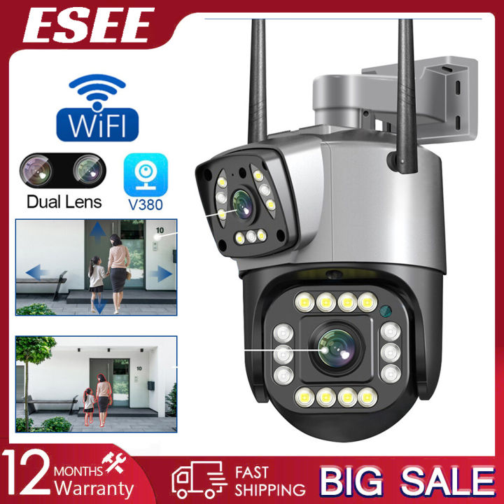 ESEE V380 pro, 4K, 8MP, WiFi CCTV camera, PTZ outdoor IP Security ...