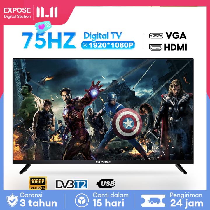 Digital Analog TV 32 inch FHD Ready Murah TV Led 32 inch Digital TV ...