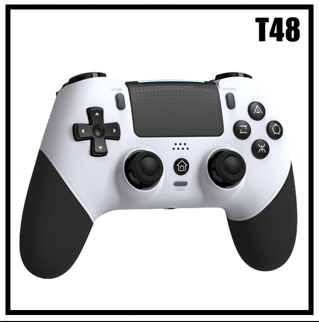 T48 Wireless Controller For P4/PC Bluetooth High Precision D-Pad Dual Shock Joystick | Lazada PH