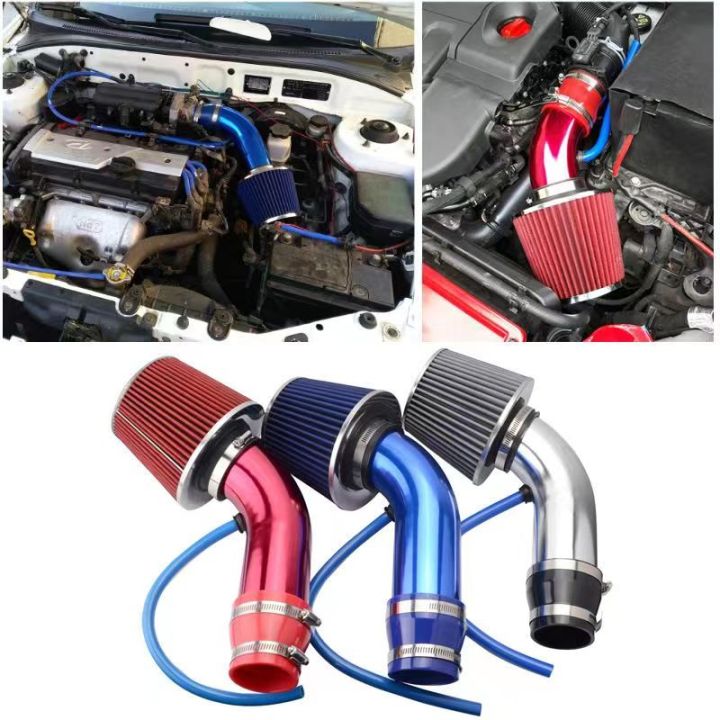 3" 76mm Universal Simota Air Intake Filter Full Set Carb Type For Car ...