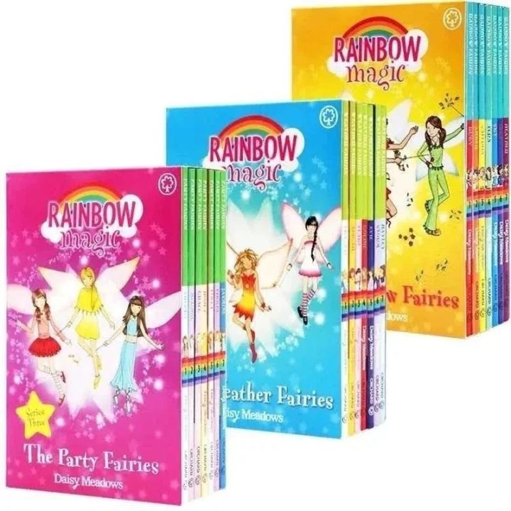 Rainbow Magic Fairies series 21 books 3 box set,English book for ...