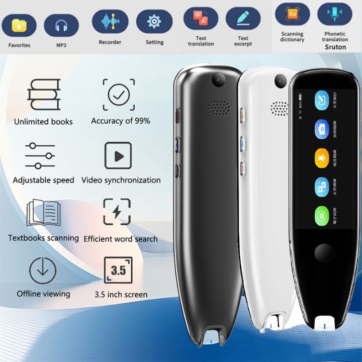 X5 PRO Voice Photo Translator Pen Multi Real-Time Language 112 Support ...