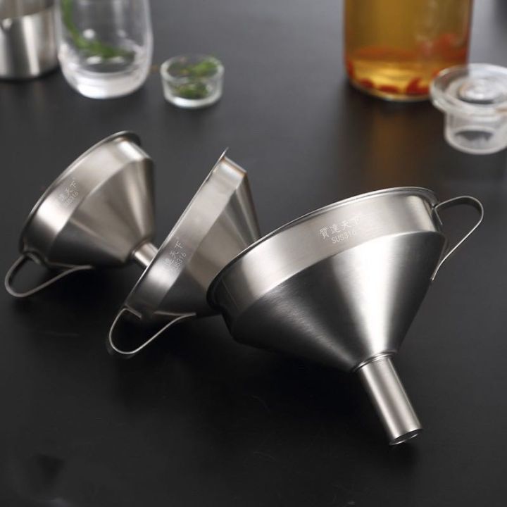 Durable Stainless Steel Hanging Funnel | Multi-Purpose Tool for Kitchen ...