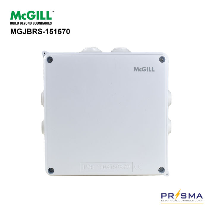 McGILL Weatherproof Junction Box 150x150x70mm with Rubber Seal MGJBRS ...