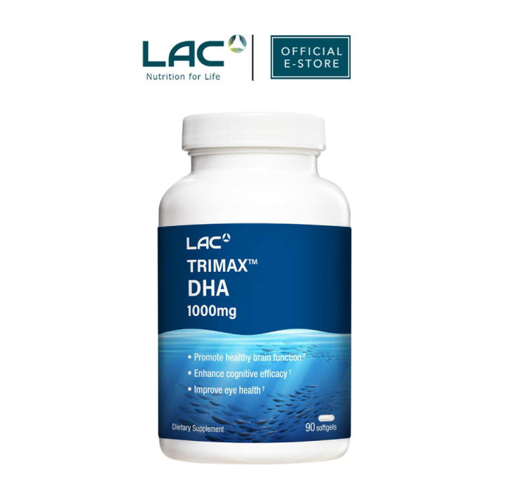 [LAC OMEGAS & FISH OIL] Trimax DHA 1000mg EC (90 softgels) | Lazada ...