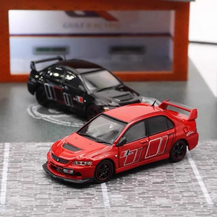 2024CM Model 1/64 Red Rally version 8 Generation 9 Mitsubishi Evo send Engine Alloy Collection ...