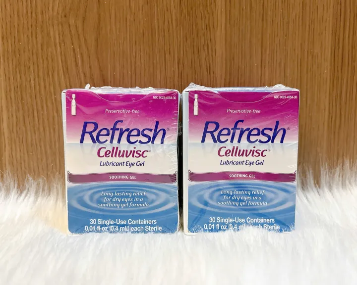 [HÀNG MỸ] Nước nhỏ mắt Refresh Celluvisc hộp 30 tuýp | Lazada.vn