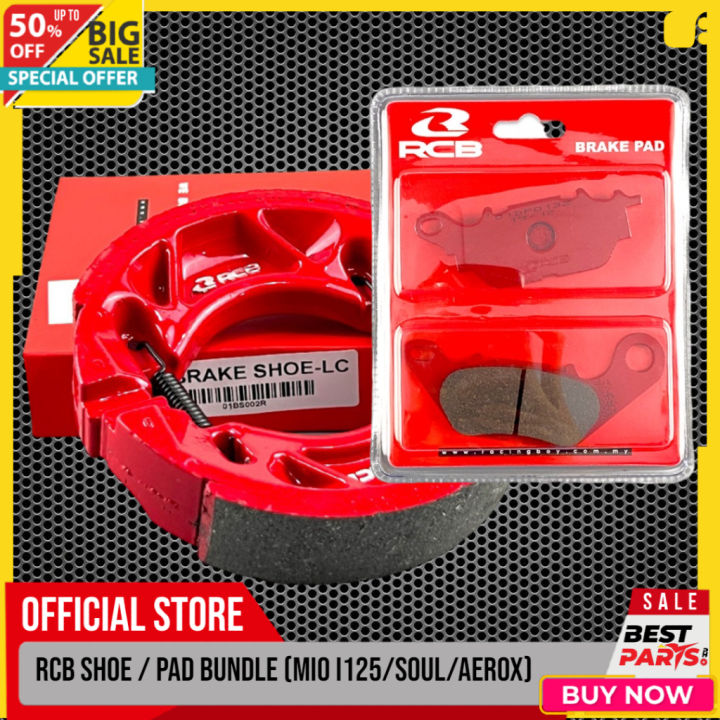 RCB Brake Shoe / Brake Pad for CLICK / MIO / AEROX / SNIPER / NMAX ...