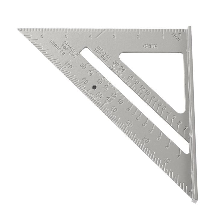 《Tuantuan stationery》Triangle Rule 90° Thickening Angle Rule Aluminum ...