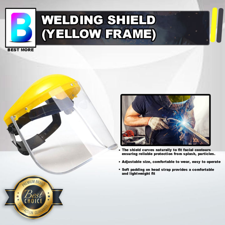 Welding Shield(Yellow Frame) | Lazada