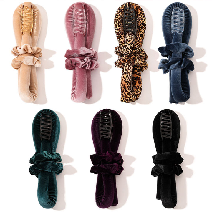 Velvet Heatless Lazy Curling Iron EVA Sponge Hair Curler Roller Ring ...
