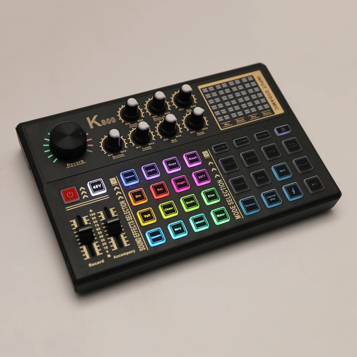 Mixer Audio External Sound Card Bluetooth 16 Efek Suara 4 Pilihan Tone ...