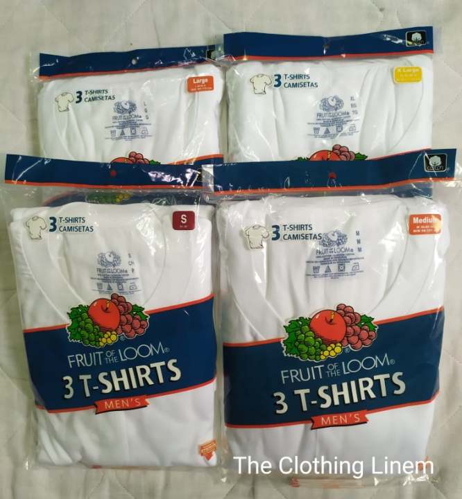 Original Fruit of the Loom - Roundneck - white - 3in1(3pcs per pack ...