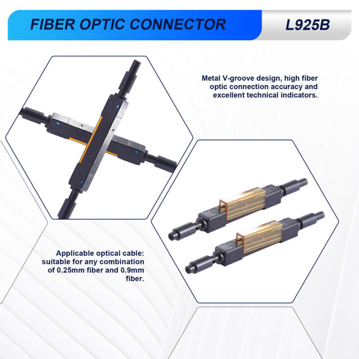 (ZYMB) 5Pcs Fiber Optic Fast Connector L925B Fiber Optic Quick ...