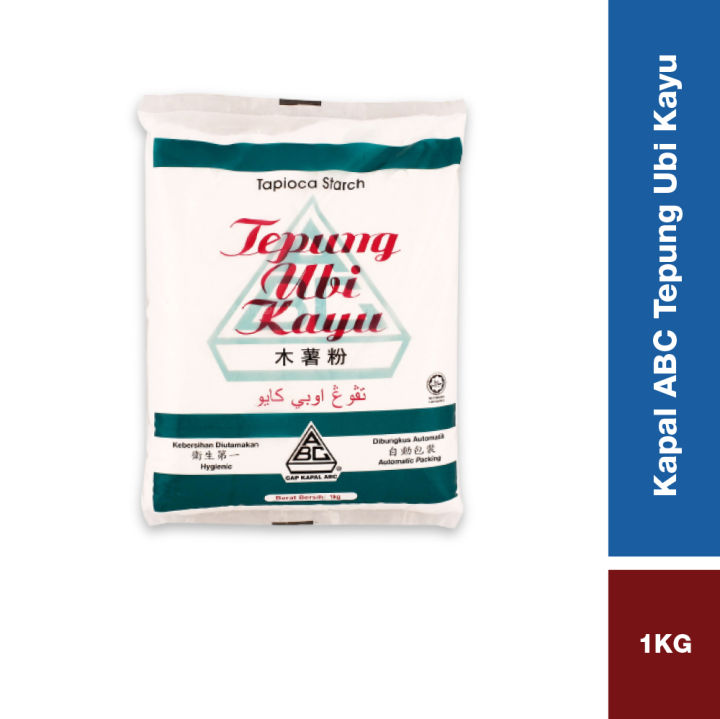 KAPAL ABC Tapioca Starch (Tepung Ubi Kayu) 1kg | Lazada