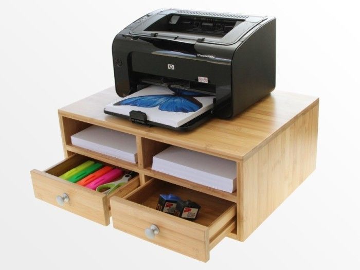 MEJA PRINTER / TEMPAT PRINTER 2LACI PENYIMPAN DAN 2 SEKAT KERTAS - ZOI ...