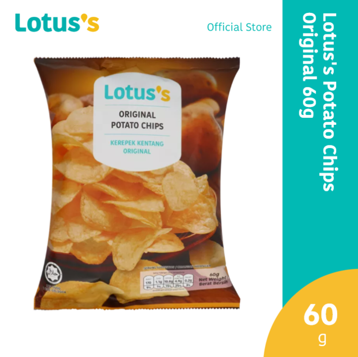 Lotus'S Potato Chips Original 60G | Lazada