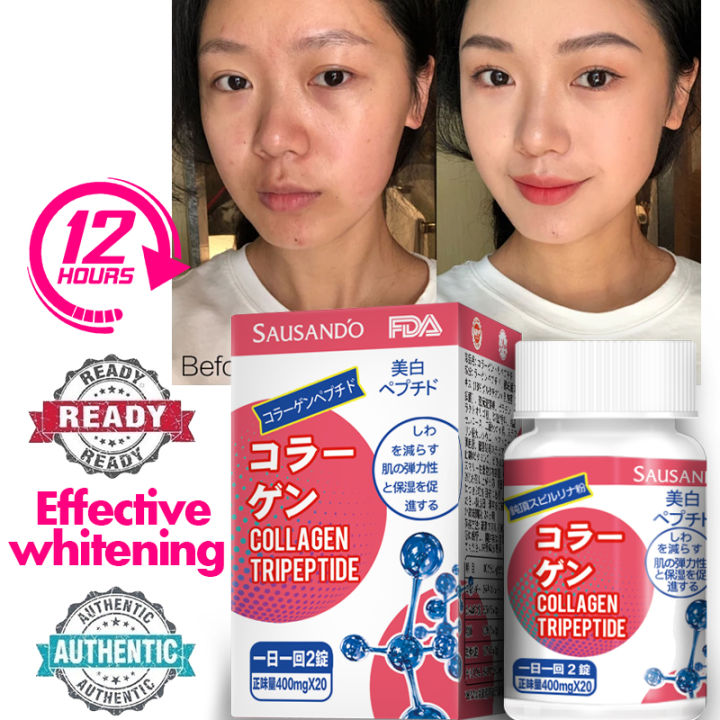 SAUSANDO Gutathione Collagen Glow Beauty White Glutathione Capsule ...