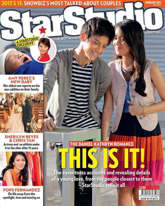 Star Studio Magazine February 2013 KATHNIEL Kathryn Bernardo & Daniel ...