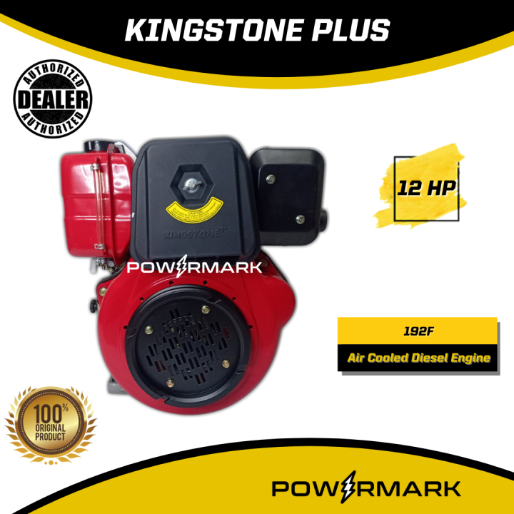 KINGSTONE PLUS M192F-R Air-Cooled Diesel Engine 12 HP [ POWERMARK | KDE ...