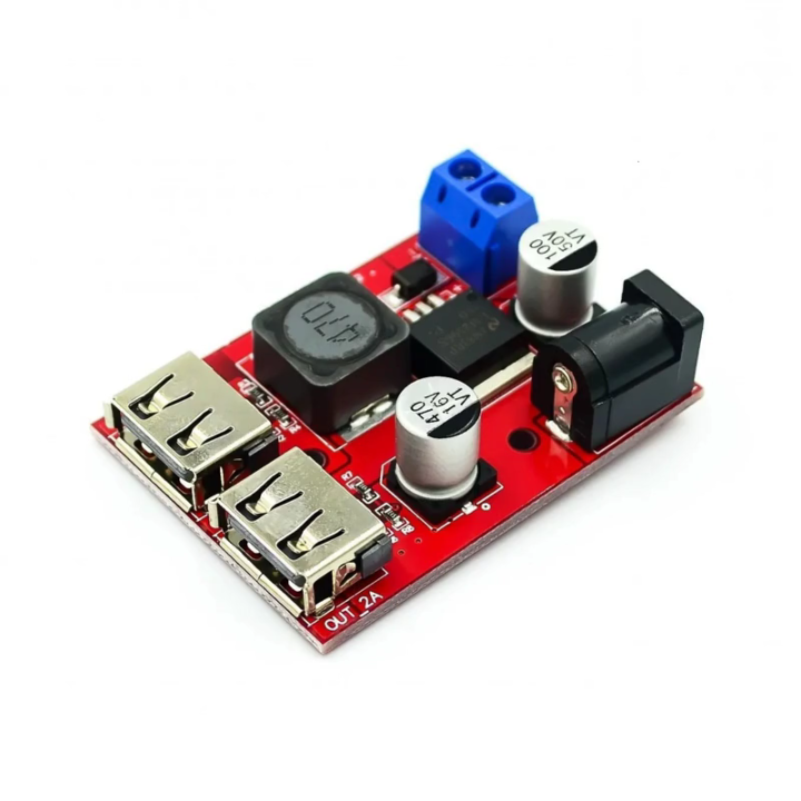 Efficient DCBuck Converters Module with Double USB Port for 5V 3A ...