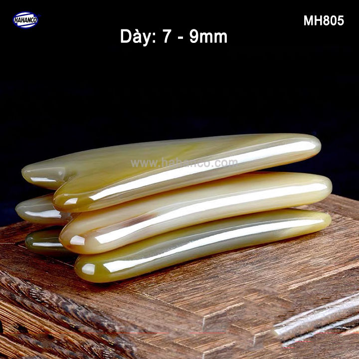 Dụng cụ Mát xa Cạo gió sừng tim làm mịn da mặt và toàn thân, chống lão ...