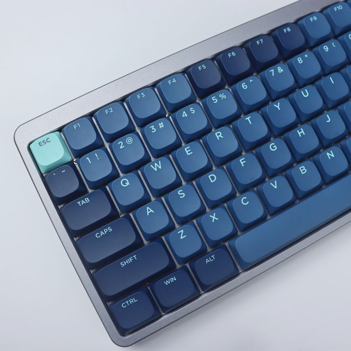 144 Keys Custom Double Shot Keycaps Low Profile PBT Keycaps for 60% 65% ...