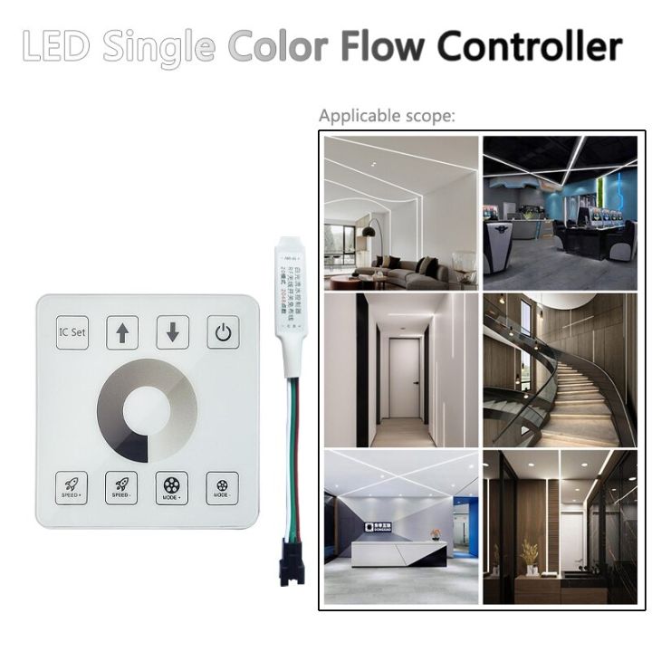 New Mini LED Magic Single Color Dimmer Controller DC12-24V with RF ...