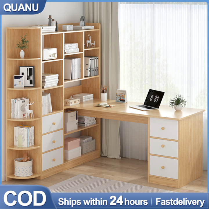 QUANU-【READY STOCK】Study Writing Desk Computer Desk PC Laptop Table ...