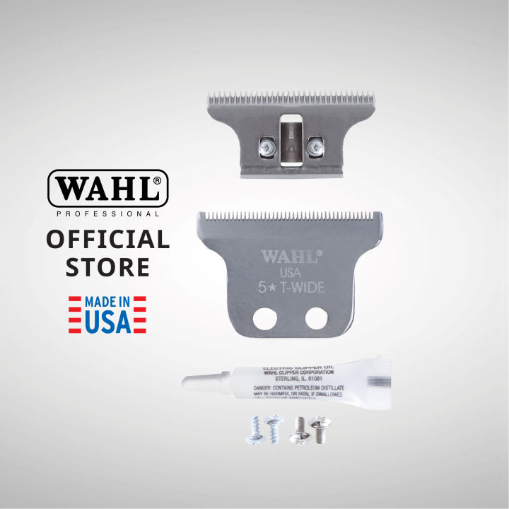 Wahl Detailer T-Wide Blade Set - Hair Trimmer Blade Replacement ...