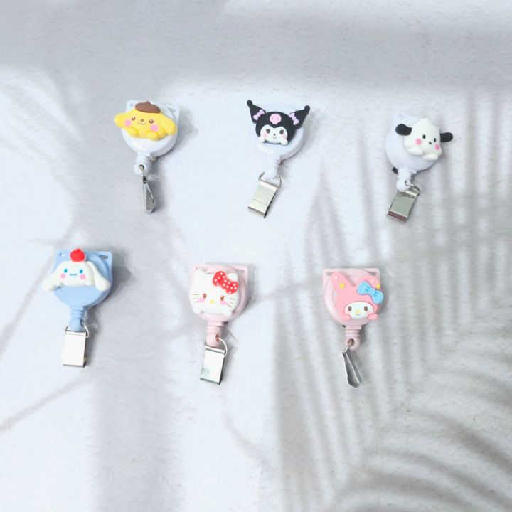 Yoyo gắn thẻ đeo bảng tên mẫu Kuromi, Cinnamoroll, Pochacco ...