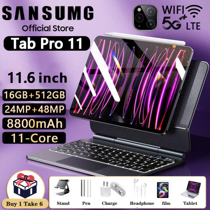 SAMSUNG Tablet PC Pro 11 Android 5G RAM16GB+ROM512GB Tablet PC Super ...