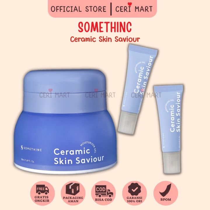 Somethinc Ceramic Skin Saviour Moisturizer Gel | Lazada Indonesia