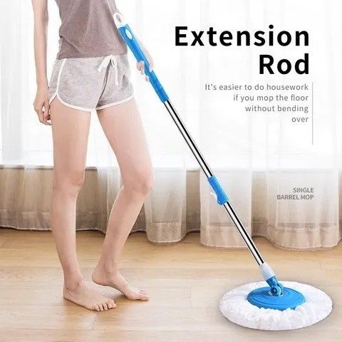 Spinning Mop Handle Replacement for Floor 360 Degree Rotating Cleaning ...