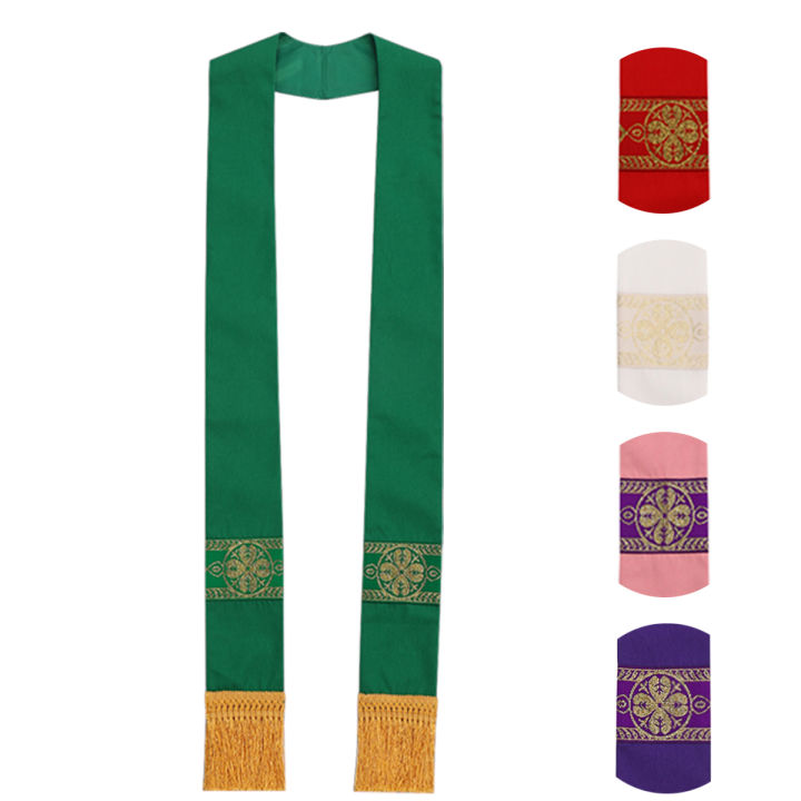 Catholic Church Pastor Clergy Stole Priest Mass Stole Pastor Stole ...