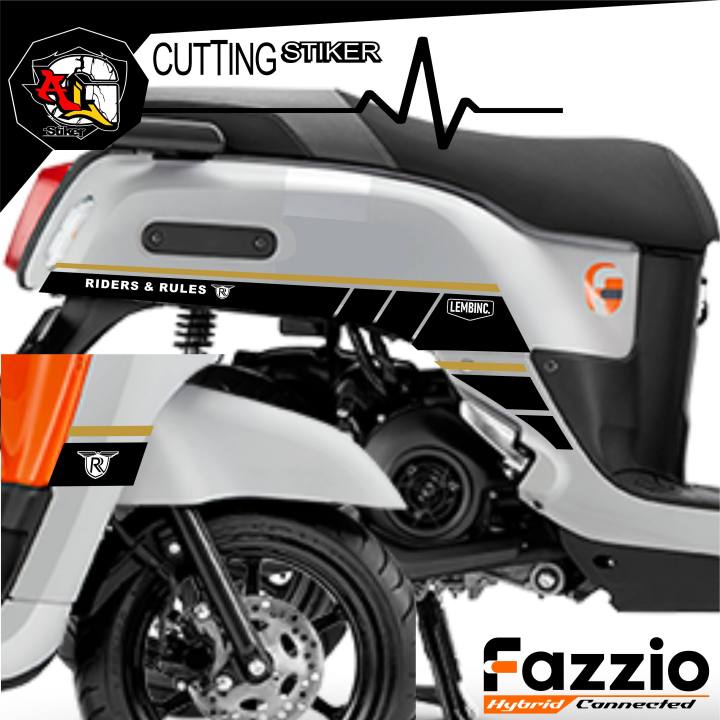 CUTTING STICKER FAZZIO/STRIPING FAZZIO SIMPEL/STIKER LOGO RR/SCF.400 ...