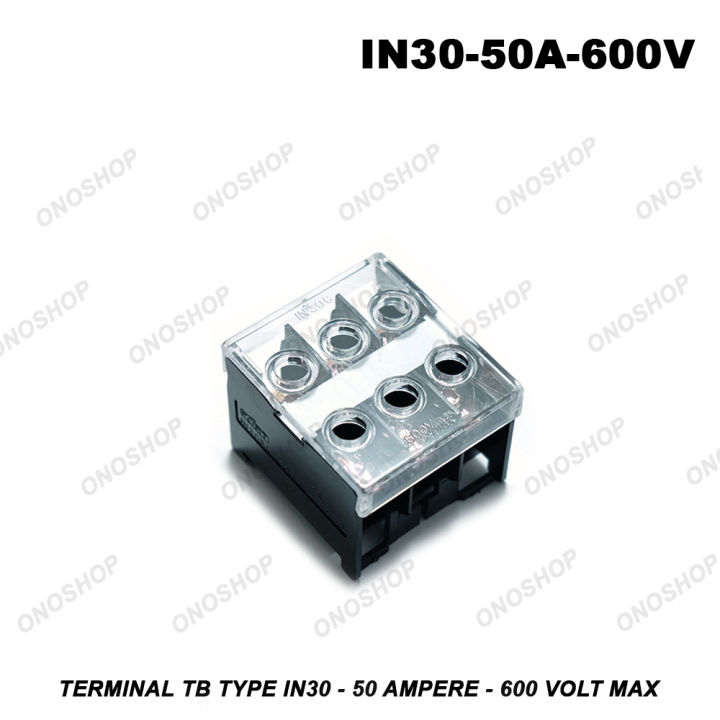 Terminal TB Type IN30 - 50 Ampere - 600 Volt Max | Lazada Indonesia