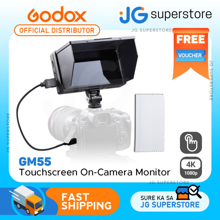 [CLEARANCE] Godox GM55 5.5 Inch 4K HDMI Touchscreen On-Camera Monitor ...