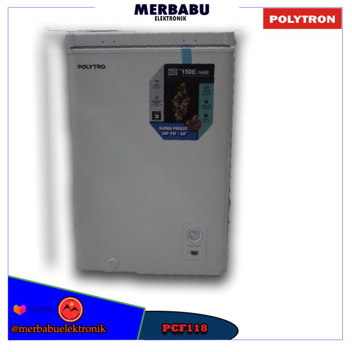 Polytron Chest Freezer PCF118 / 100 Liter | Lazada Indonesia