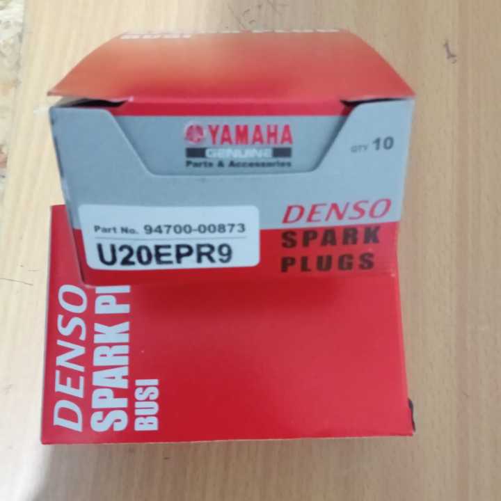 Busi motor Denso U20EPR9 isi 10 pcs (sepuluh) Busi Supra x 125 Beat ...