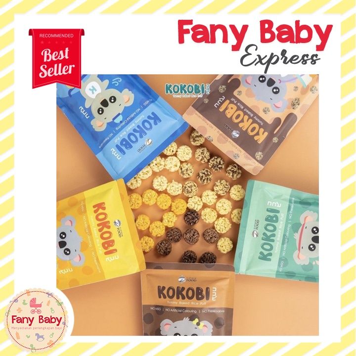 ABE FOOD - KOKOBI YUMMY BAKED RICE PUFF 80GR | Lazada Indonesia