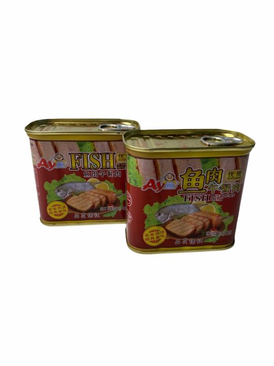 เนื้อปลาทูน่า บด,Tuna fillet, minced 金枪鱼片，切碎 AY FISH LUNCHEON MEAT รุ่น ...